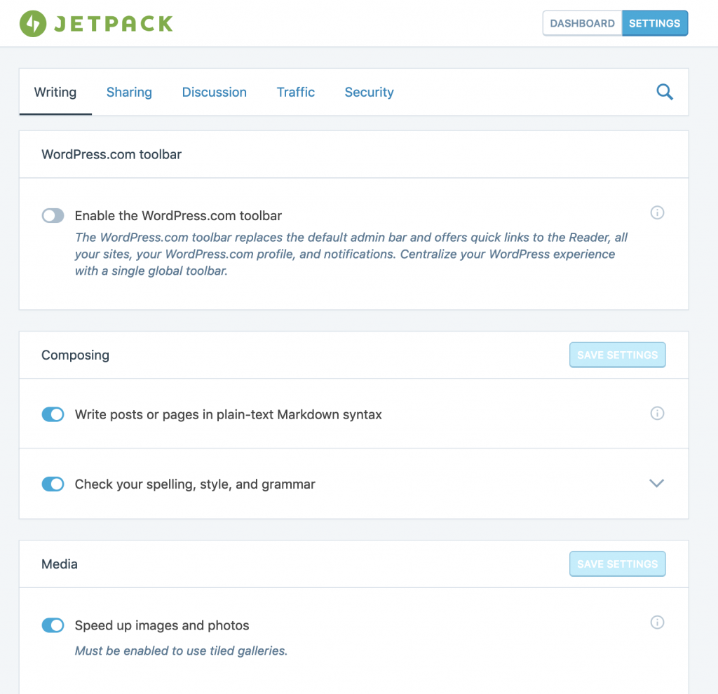 VibeThemes, How to display all features in JetPack plugin