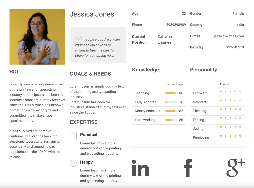 5 Stunning Member Profile layouts for VibeBP Social network addon for ...